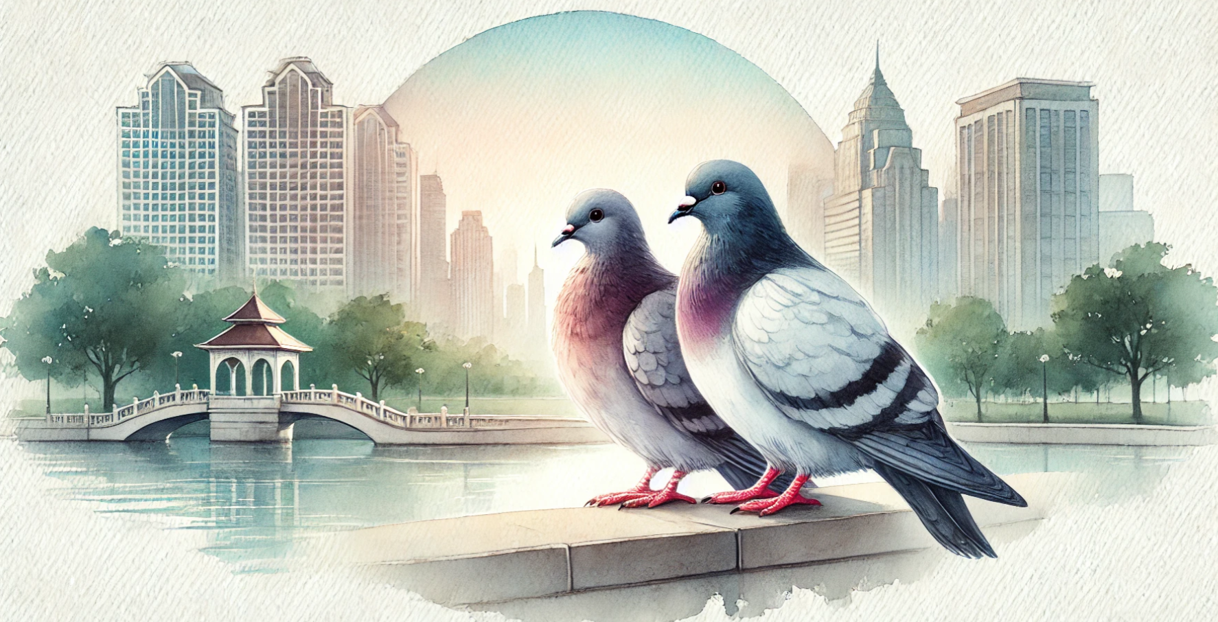 The Symbolism and Beauty of a Pigeon Couple: A Unique Connection in Na ...